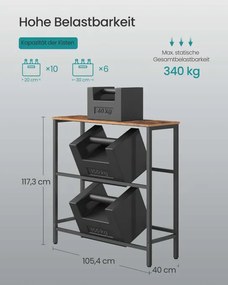Regál na přepravky BSC363K01