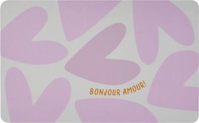 BREAD N' BUTTER Snídaňové prkénko "Bonjour" - sv. růžová