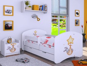 Dětská postel Happy Babies - králíček s hvězdičkou