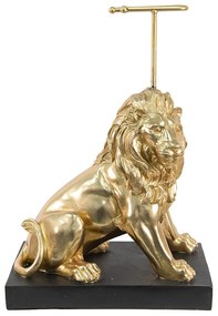 Stojan na toaletní papír se zlatým lvem Lion Gold - 41*23*58 cm