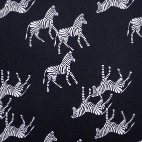 SCANquilt povlečení KLASIK DESIGN wild zebra černobílá 140 x 200/70 x 90 cm