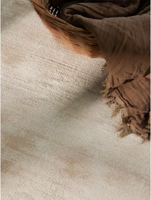Slonovinový ručně tkaný koberec z viskózy 80x150 cm Noemi – Vikosa