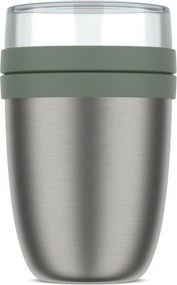 Termoska na jídlo z nerezové oceli ve stříbrné barvě/šalvějově zelená 500 ml Ellipse – Mepal