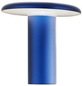 Stolní lampa Artemide Takku LED s dobíjecí baterií, modrá