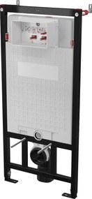 Deante Easy Lock, podomítkový WC modul pro závěsné mísy, splachování 4/2 l 510x1176 mm, černá, CSTEWC01