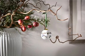 Porcelánová ručně malovaná vánoční ozdoba ø 6 cm Hammershøi Christmas – Kähler Design