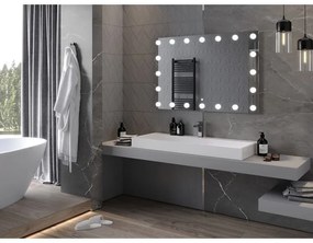 Mexen Dona podsvícené koupelnové zrcadlo 120 x 80 cm, LED 6000K, ventilátor - 9818-120-080-611-00