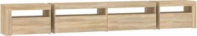 TV skříňka s LED osvětlením dub sonoma 270 x 35 x 40 cm 3152748