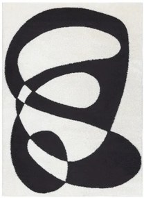 Hans Home | Kusový koberec Mode 8531 abstract cream/black - 140x190