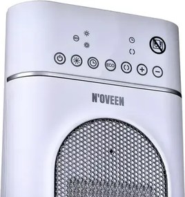 N'oveen PTC3000 bílá / Keramický ohřívač / 2000 W / LED displej / dálk