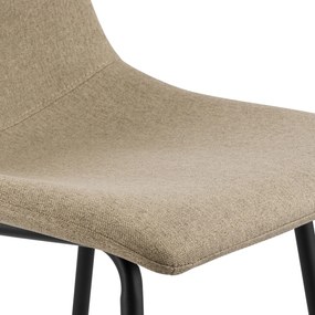 Barová židle Altona látka – taupe
