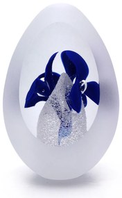 Broušené těžítko - dekor 04, Modrá, 13 cm | České sklo od Artcristal Bohemia