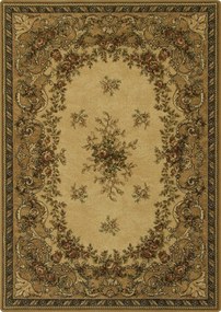 Agnella Vlněný koberec Isfahan Dafne sahara Rozměr: 100x180 cm