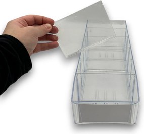usporadejto.cz Úložný box, ideální do spíže, s etiketou + 2 přepážky, BITO, 40x13cm