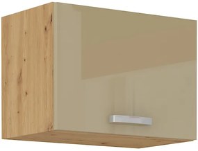 STL 50 cm skříňka horní jednodveřová (otevírání nahoru) ARTISAN Barevné provedení ARTISAN: Cappuccino lesk