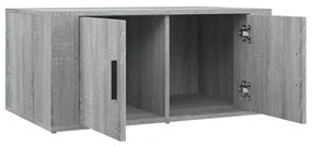 Konferenční stolek šedý sonoma 80 x 50 x 36 cm kompozitní dřevo - Default Title