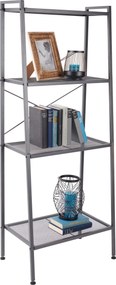 XXXLutz REGÁL, tmavě šedá, ocel, 59/147/36,5 cm Xora - Knihovny - 000537000201