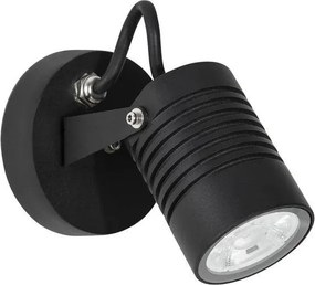 NV 9971452 Venkovní nástěnné svítidlo FEND černý hliník a sklo LED 10W 3000K 100-240V 24st. IP65 - NOVA LUCE