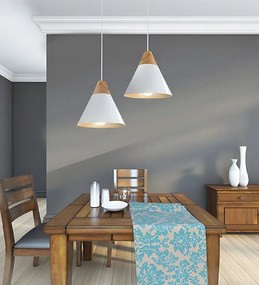 Toolight Toolight, stropní svítidlo 1xE27, SCANDI C, černá matná-hnědá, OSW-00104