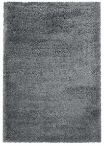Ayyildiz, Kusový koberec Fluffy Shaggy 3500 light grey, 200x290, šedá, ložnice