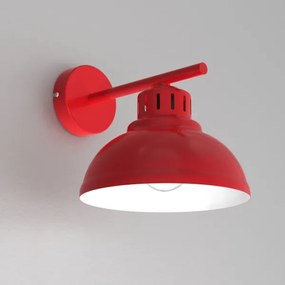 Nástěnná lampa SVEN 1xE27/15W/230V červená