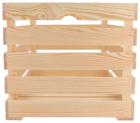 ČistéDřevo Dřevěná bedýnka 60 x 39 x 35 cm