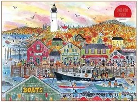 Galison Puzzle Podzim u moře / 1000 dílků / od 8 let