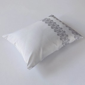 Povlak na polštář Veba DIAMANT Vločky šedofialová Velikost: 50x70 cm