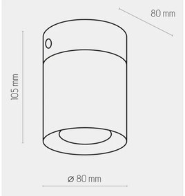 Bodové svítidlo VICO WHITE 1xGU10/10W/230V