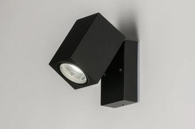 nástěnné nastavitelné černé koupelnové svítidlo Casolle Black IP44