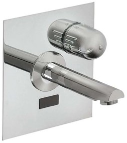 Sanela - Termostatická umyvadlová baterie s elektronikou ALS, nástěnná, délka výtoku 170 mm, 9V, chrom SLU 04HT17B
