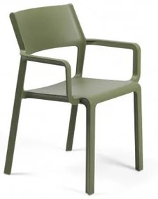 Stima Plastová židle TRILL s područkami Barva plastu Stima tmavě zelená agave
