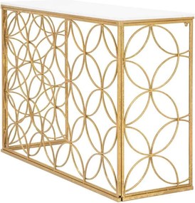 Designová konzola Fareeda 120 cm zlatá