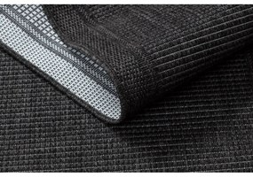 Kusový koberec Duhra černý atyp 70x200cm