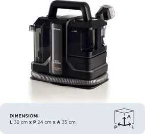 Ariete Spot Cleaner Heat Pro černá / Mokro-suchý čistič / 750 W / dvoj