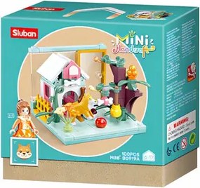 Sluban Mini Handcraft M38-B0919A Domeček pro pejska / LEGO - kompatibi