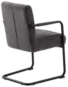 Designová židle Mahima tmavě šedá