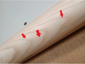 Krémová dětská postel z borovicového dřeva s výsuvným lůžkem s roštem 90x190 cm Enola - II. jakost – Marckeric
