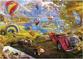 EDUCA Puzzle Údolí horkovzdušných balónů / 3000 dílků / od 14 let