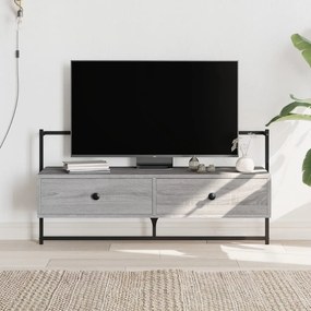 TV skříňka nástěnná šedá sonoma 100,5x30x51 cm kompozitní dřevo