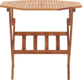 vidaXL Skládací zahradní stůl 90 x 75 cm masivní akáciové dřevo [46656]