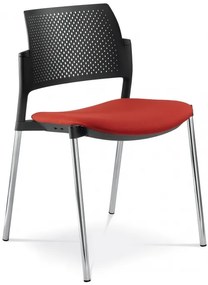 LD seating Dream+ 100-BL-N4 - Konferenční židle  - koženka bílá