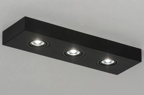Stropní LED svítidlo Spot Quality Quadra 3 Black