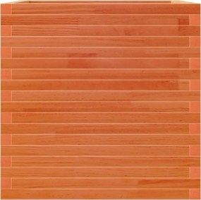Zahradní truhlík voskově hnědý 70x70x68,5 cm masivní borovice 3282476