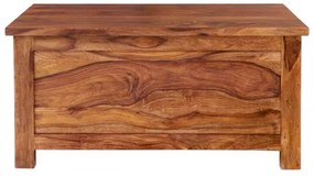 Indický nábytek - Truhlice Kali 90x45x45 z indického masivu palisandr Světle medová