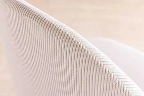 Designová jídelní židle Vermilius béžový manšestr