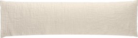 Livarno® Mušelínový potah na polštář pro spánek na boku, 40 x 145 cm (béžová)