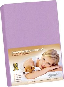 Bellatex Jersey LUX Fialová 100x200 cm