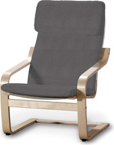 Sedák na křeslo IKEA Poäng barva šedá látka pletený vzor