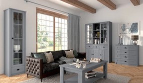 Stylový obývací pokoj Provensálsko S, šedý